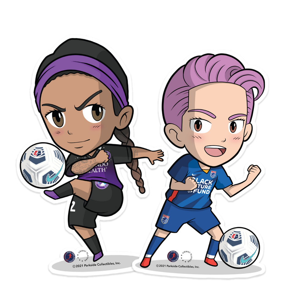 2021 NWSL Chibis Sticker Set – Parkside Collectibles